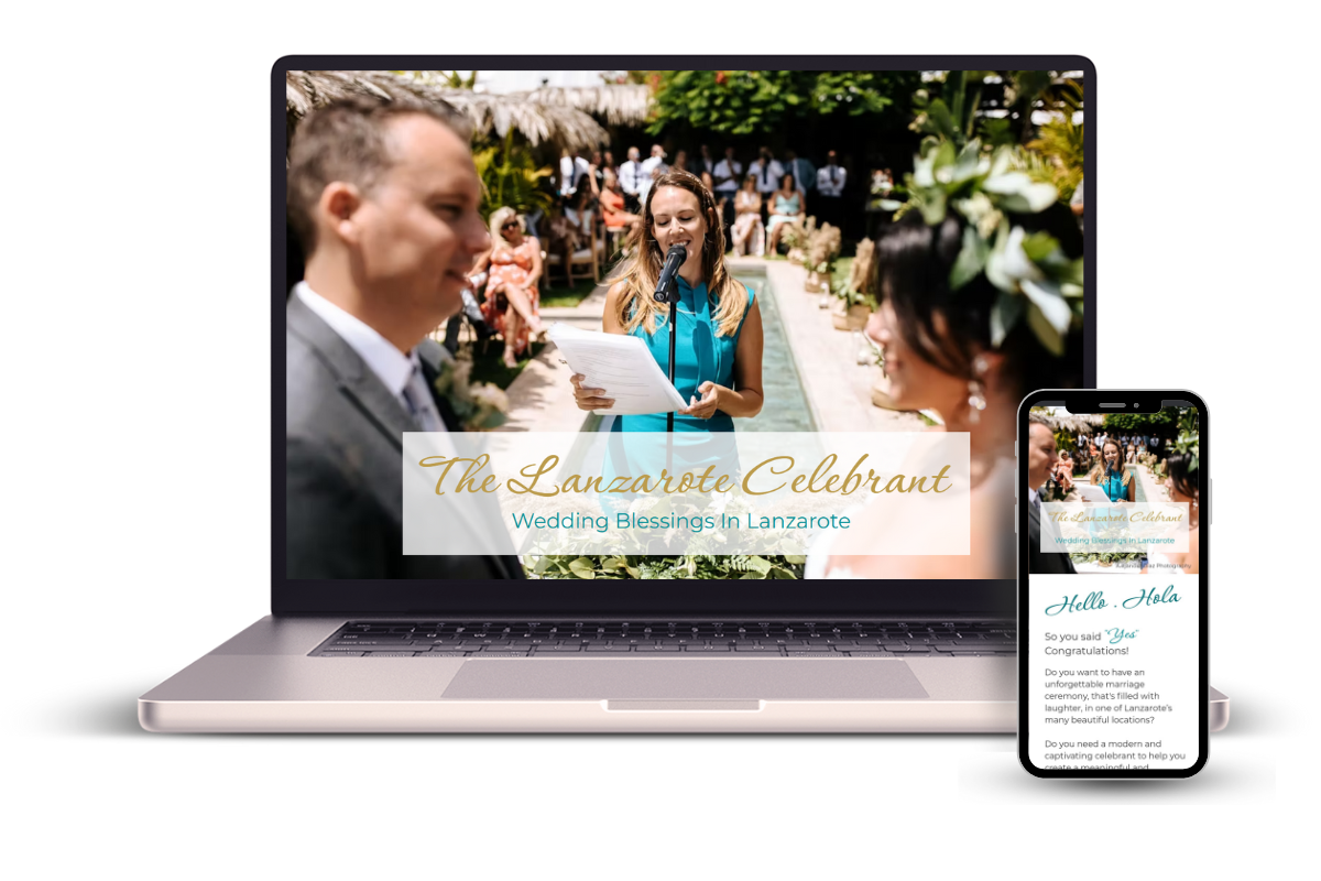 The Lanzarote Celebrant - Web Goddess Portfolio